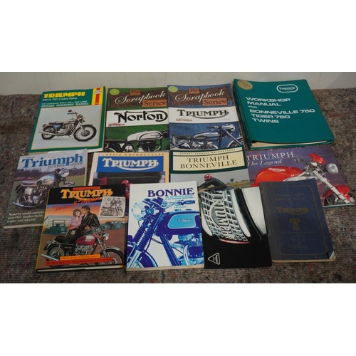 Triumph motorcycle manuals and reference books