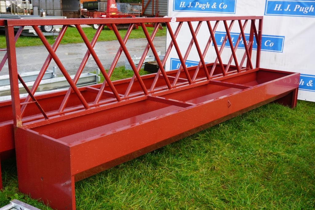 Cattle feed barrier manger 15ft +VAT