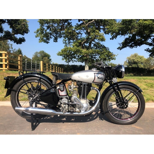 Rigid girder fork Norton model 18/ES2 motorcycle. 500cc. Fully restored ...