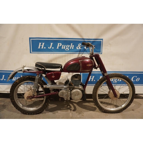 James 197 trials bike with Villiers engine. No docs