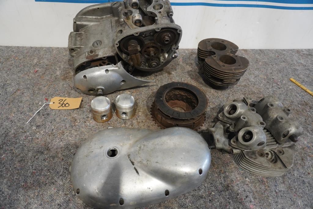 Triumph T90/3TA 350cc engine