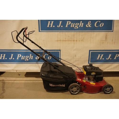 Mountfield mower SP454, self propelled, 18" cut. Runs, grass box, no ...