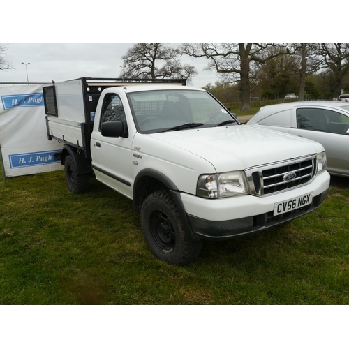 Ford Ranger 2 door pick up with tipping back. 4X4 Diesel. MOT til 13/10 ...