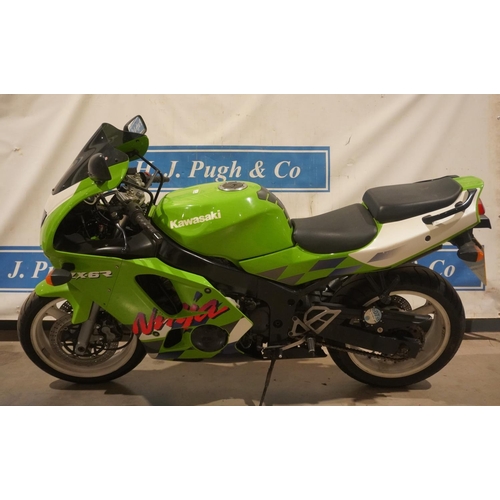 Kawasaki ZX600F Ninja motorcycle. 1995. 600cc. Date first registration ...