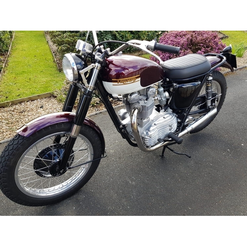 Triumph Bonneville T120R Special. 750cc. Sold originally by Victor ...