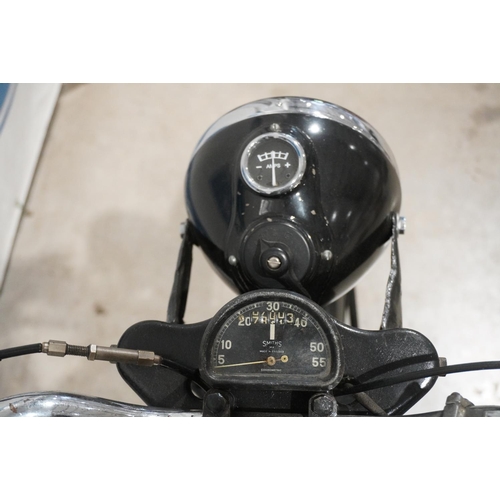 Francis Barnett Falcon 67 motorcycle. 1954, 197cc with Villiers 8E ...