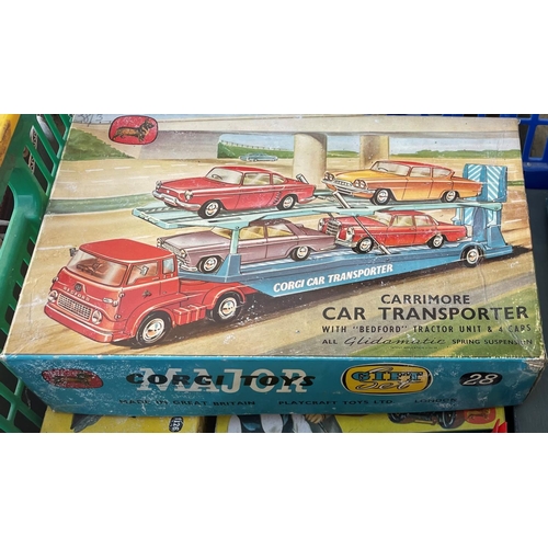 Corgi Toys- Carrimore car transporter. Boxed