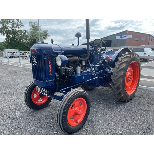 Fordson E27N P6 tractor. 1950 Factory fitted P6. Supplied by Hawkes & Sons of Taunton. Had a full r