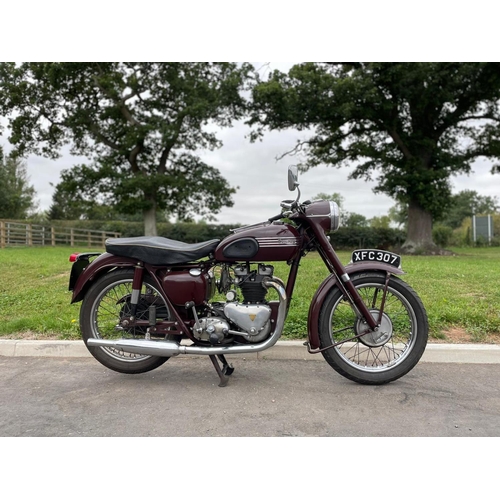 Triumph 500 Speed Twin motorcycle. 1955. Only 3 owners. Matching engine ...