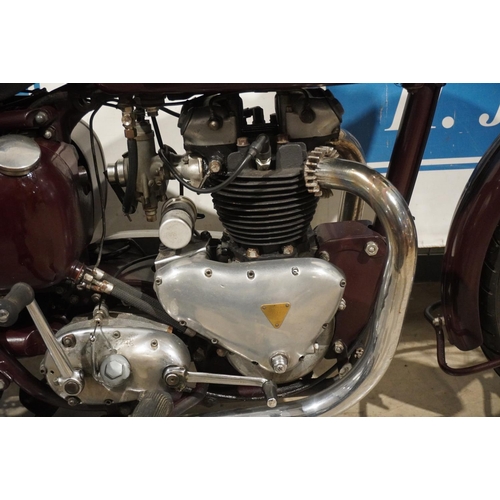 Triumph 500 Speed Twin motorcycle. 1955. Only 3 owners. Matching engine ...