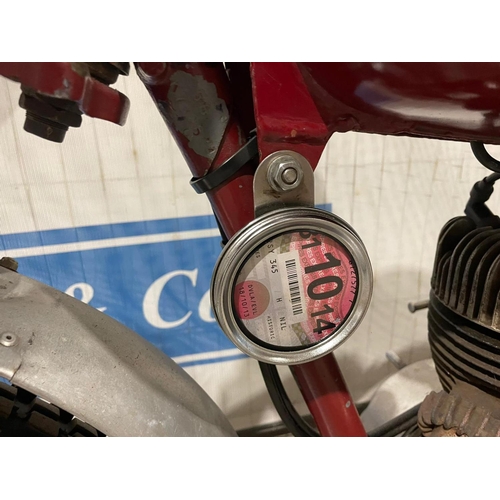 James Commando trials bike. 1956. 197cc. Engine no. 357B68070. Believed ...
