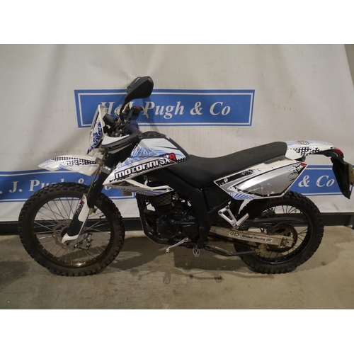 Motorini SXR 125 motorcycle, 2017. Starts, runs and rides. Reg VN67 ZBC ...