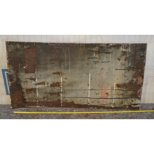 Enamel sign - The Blackstone Oil Engine 48x24"