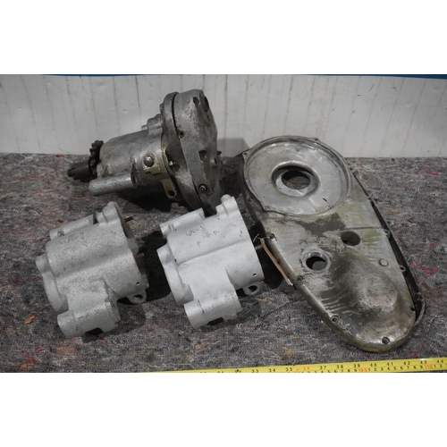 Ariel gearbox and primary covers