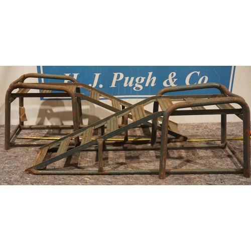 Pair of high lift car ramps