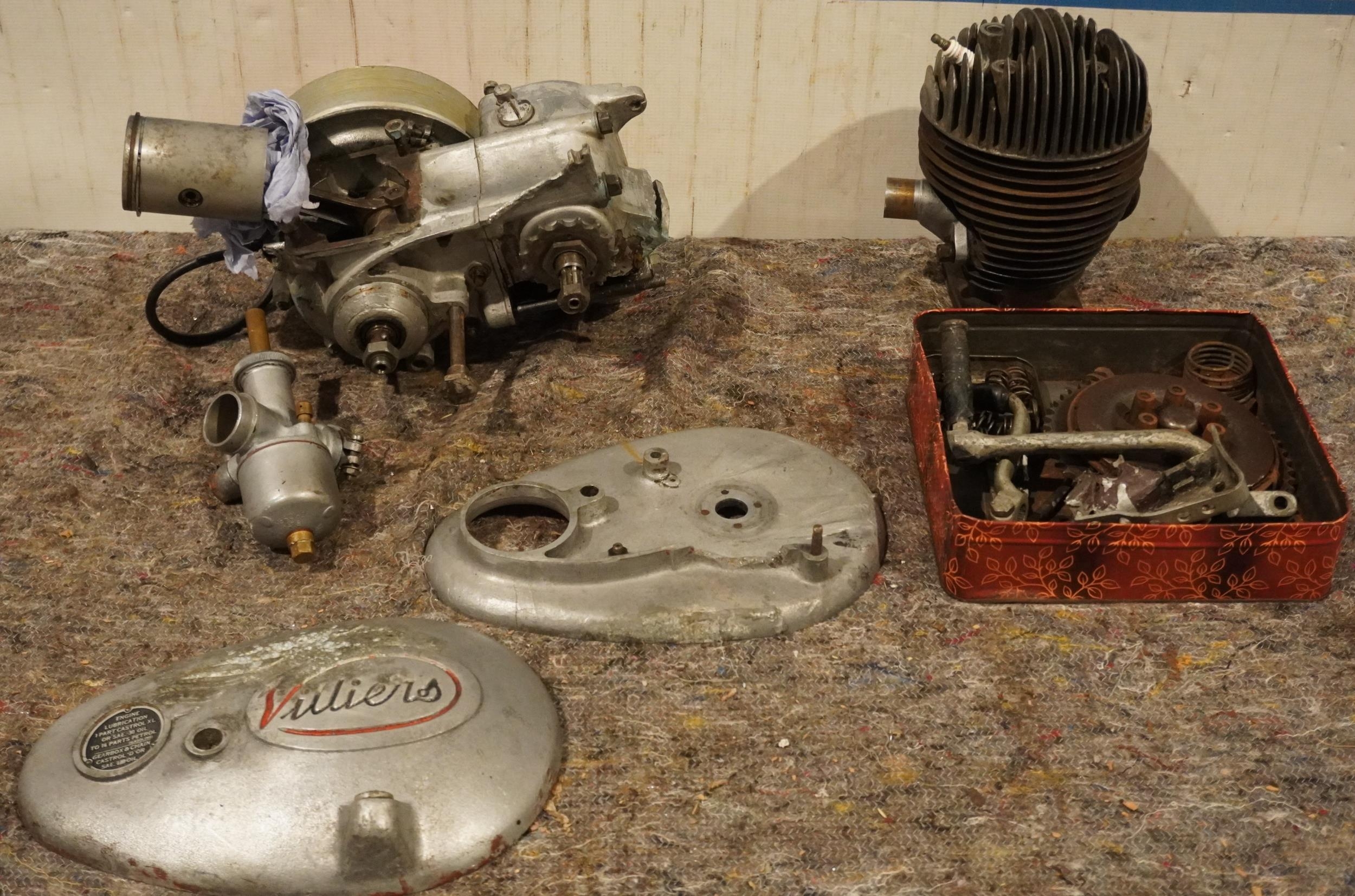 Old Villiers engine parts