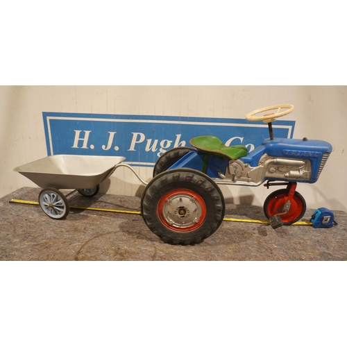 Triang pedal tractor and trailer