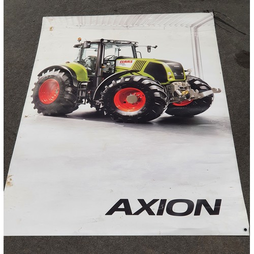 Claas Axion tractor poster