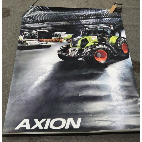 Claas Axion tractor poster
