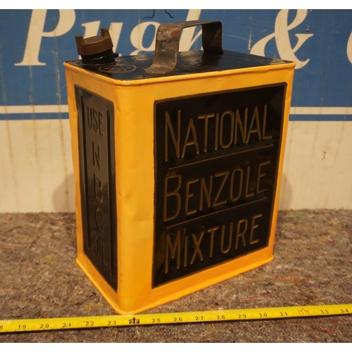 2 Gallon fuel can - NBC National Benzole Mixture