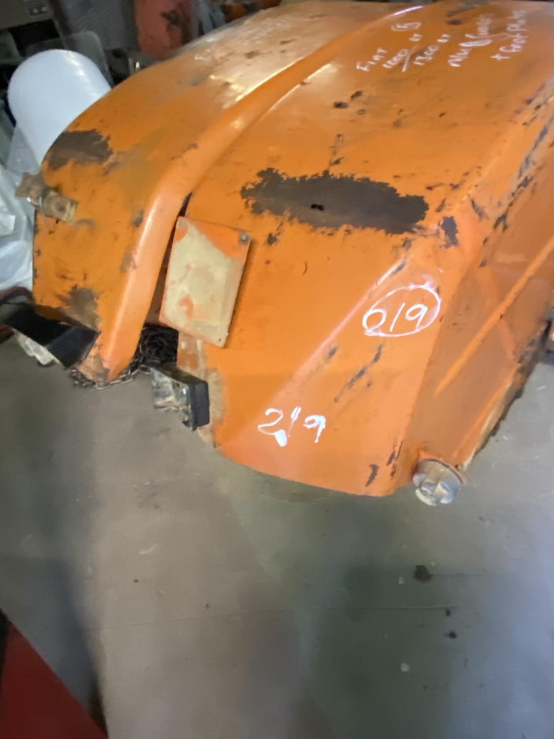 Fiat 1000/1300 DT mudguards with footplates