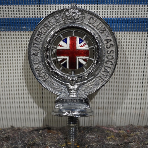 RAC Associate badge Union Jack centre