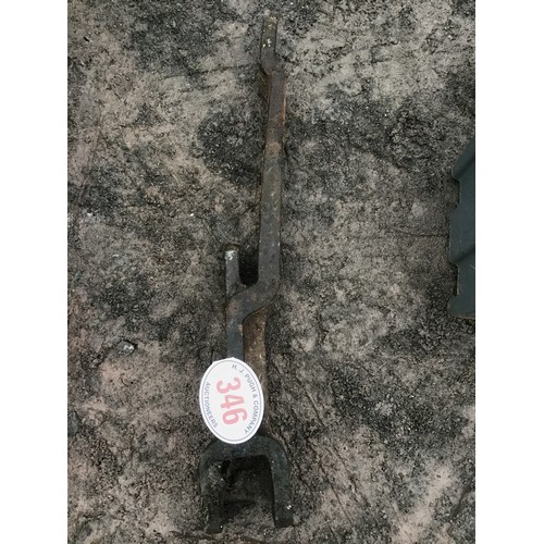 Fordson Major spares and drawbar