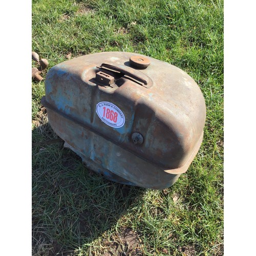 Fordson Major fuel tank