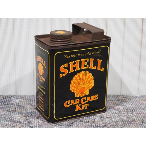 Shell Car Care Kit in the design of a motor oil can