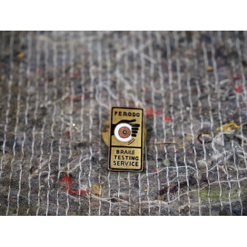 Ferodo Brake Testing service enamel lapel badge