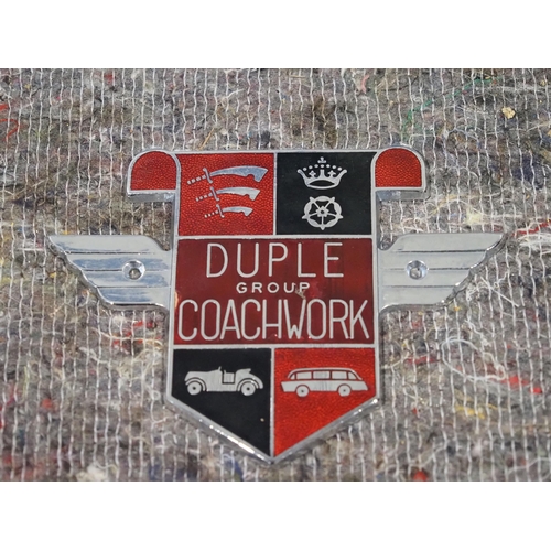 Duple Group Coachwork enamel badge