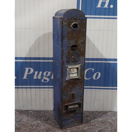 Cigarette vendor single column 34" high
