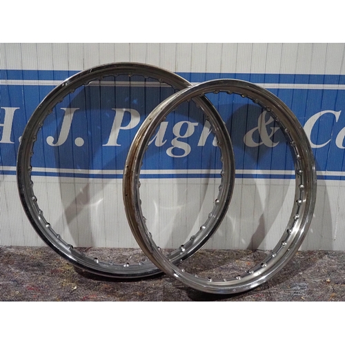 2- Norton Navigator wheel rims