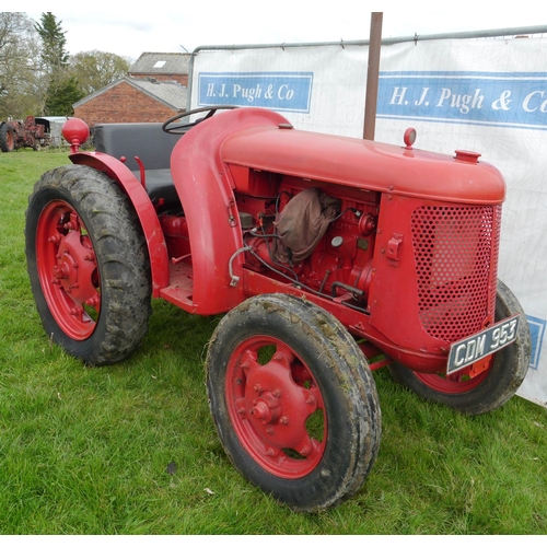 David Brown VAK 1. 1943. Early restoration, runs and drives Reg. CDM ...