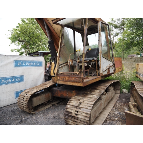 Priestman Mustang 120 360 digger MkIII. Starts and runs. No.1830