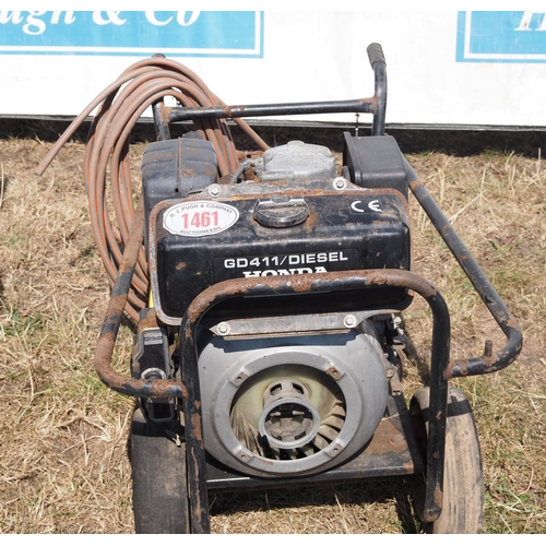 Honda diesel pressure washer store