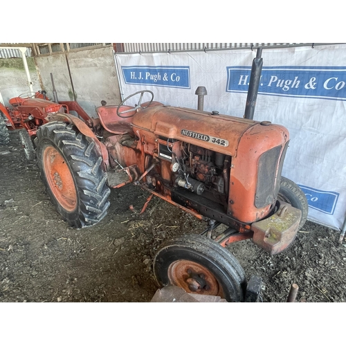 Nuffield 3/42 tractor, front weight