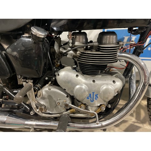 AJS Model 20 motorcycle. 1954. 500cc Twin engine. Runs. Rebuilt ...