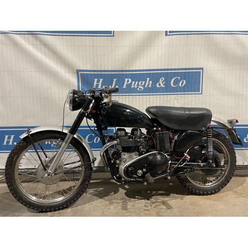 AJS Model 20 motorcycle. 1954. 500cc Twin engine. Runs. Rebuilt ...