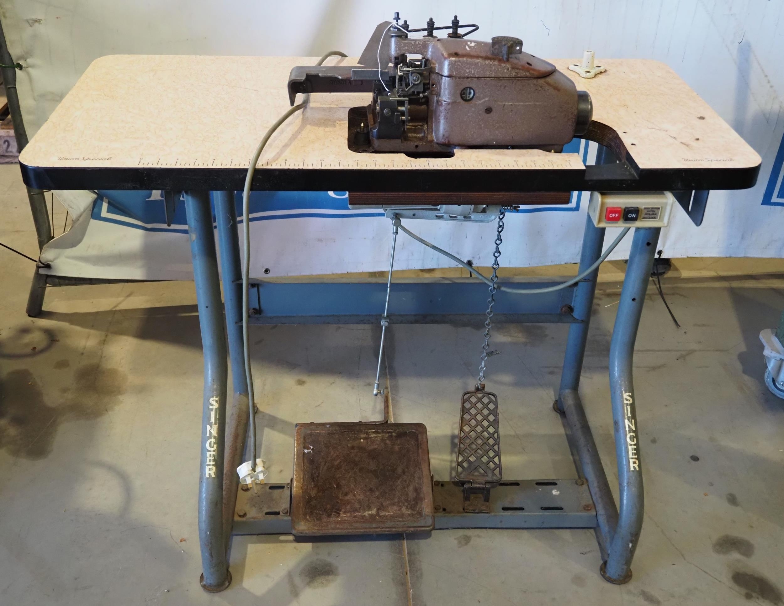 Singer Union Special sewing machine, single phase
