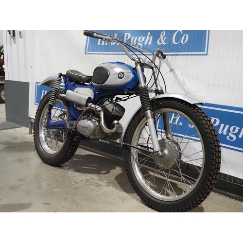 Gaunt Suzuki trials motorcycle 120cc. Has been dry stored and not run ...