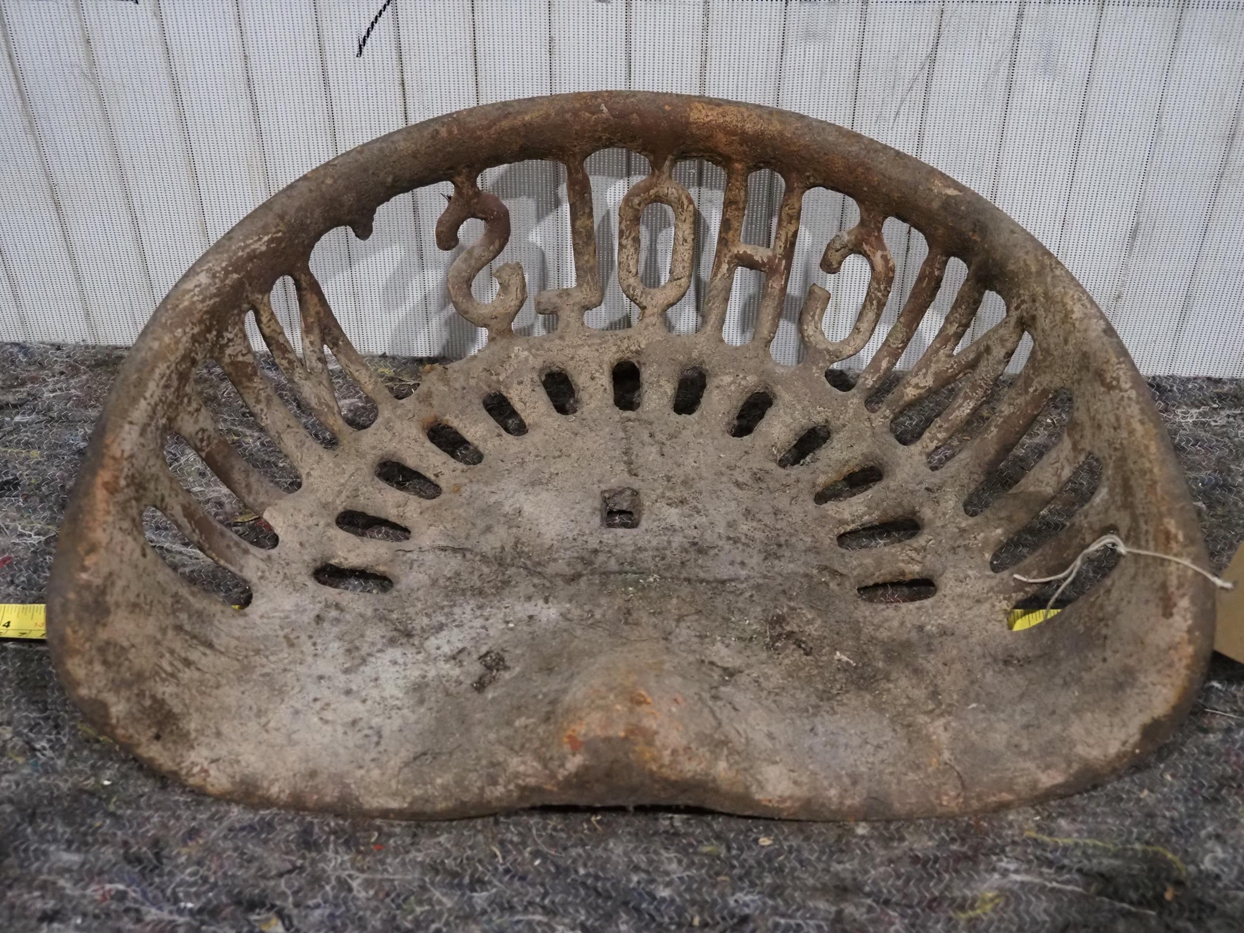 Cast iron seat - Nicholson A/F