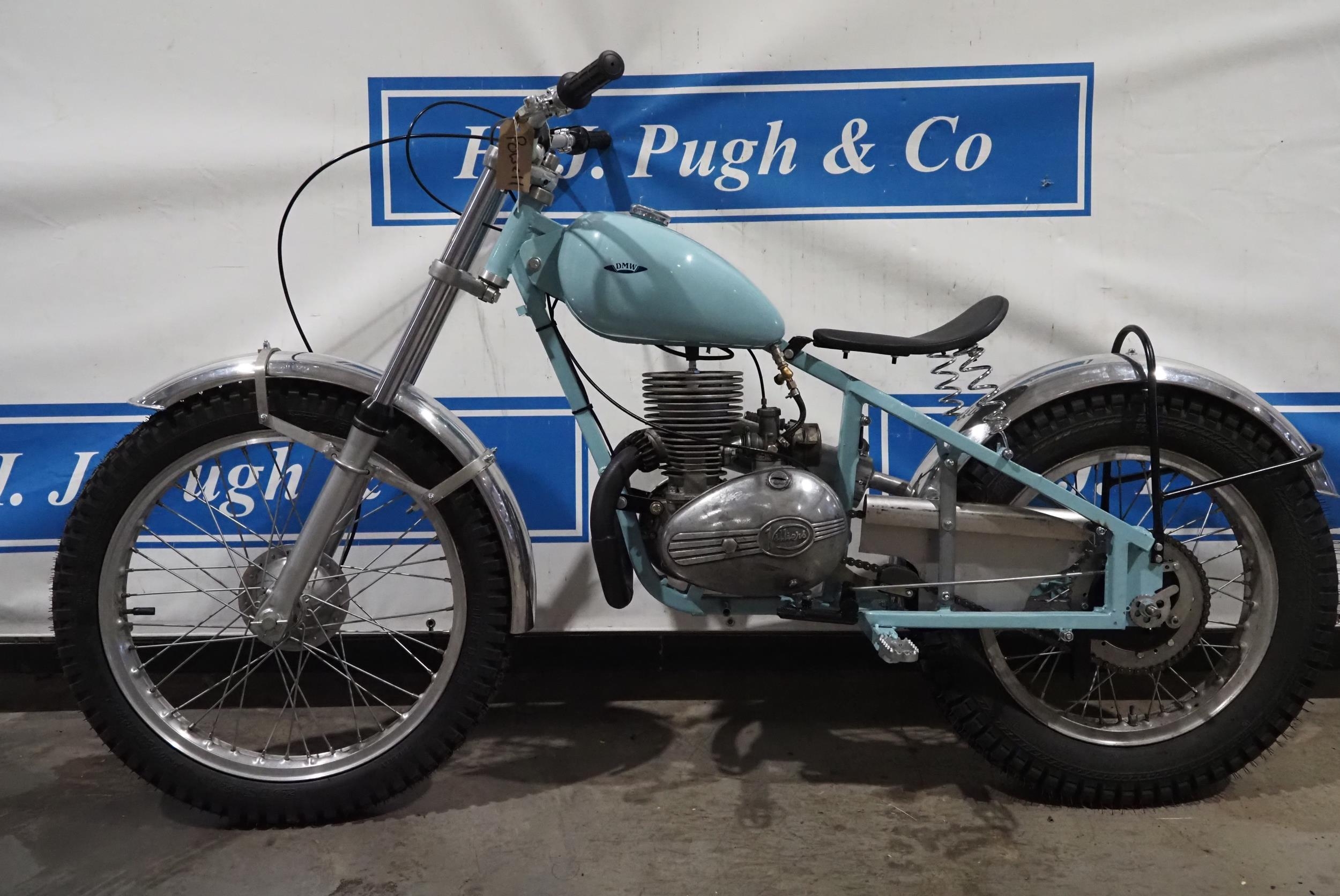 DMW Ajax Trials motorcycle. 1952/3. 250cc. Engine No- O61B494-2 ...