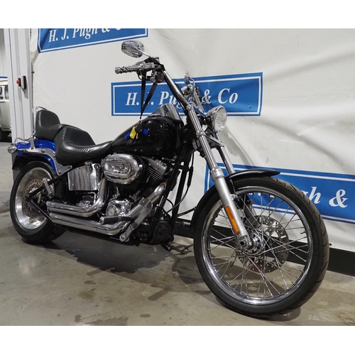 Harley Davidson FXSTC Softail Custom motorcycle. 2008. 1584cc. Category ...