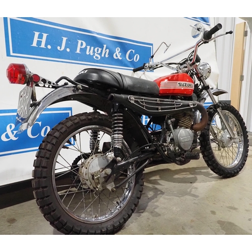 Suzuki TS185J Motorcycle. 1971. 185cc. Frame No- TS185-27599 Engine No ...