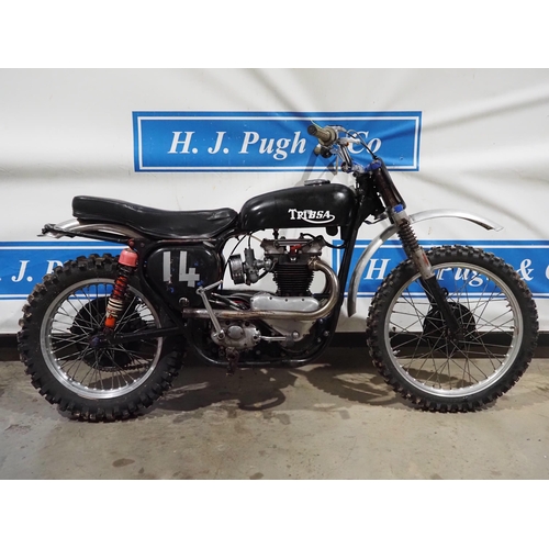 Tribsa Motorcycle. 500cc Frame No- CB31.10089 Engine No- T1008100183 ...