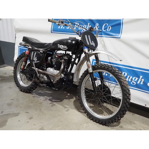 Tribsa Motorcycle. 500cc Frame No- CB31.10089 Engine No- T1008100183 ...