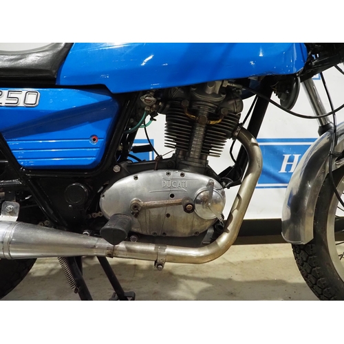 Ducati 250 Strada MK3 motorcycle. 1980. Frame no. MD44412 Engine no ...