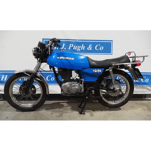 Ducati 250 Strada MK3 motorcycle. 1980. Frame no. MD44412 Engine no ...