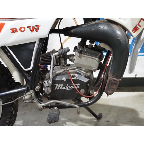 Malaguti Ronco RCW motorcycle, 1983. 50cc Frame no. ZJM4/105353 Engine ...